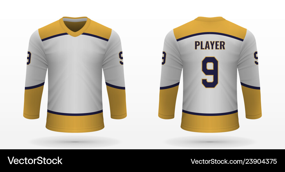 Realistic sport shirt Royalty Free Vector Image