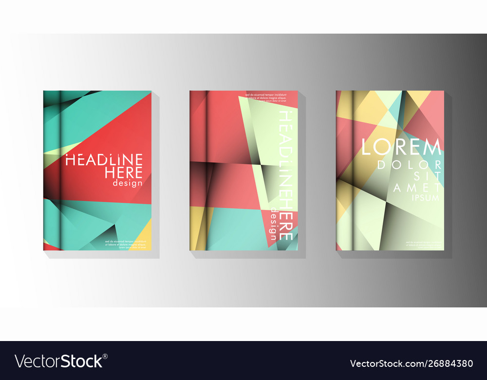 Gradient minimal geometric pattern design Vector Image