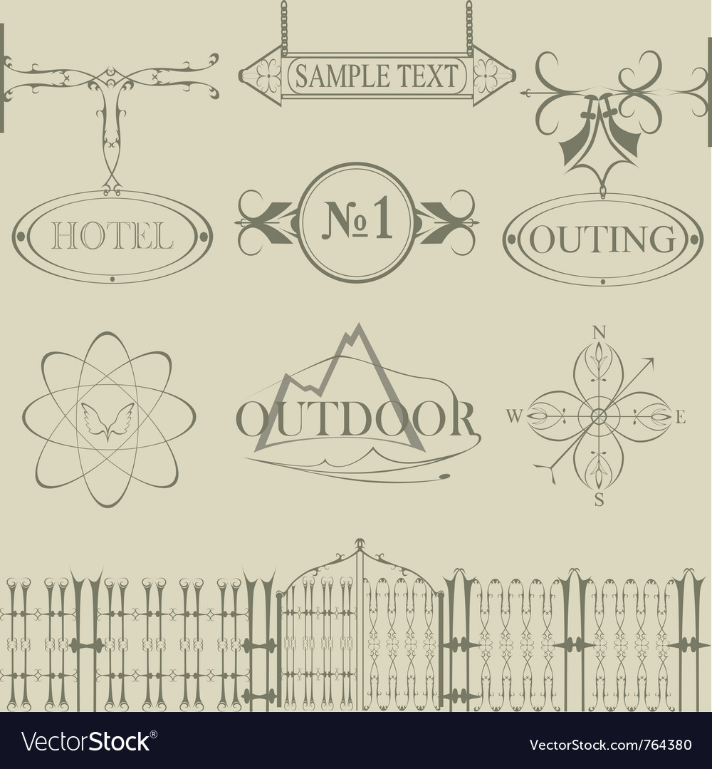 Icons Royalty Free Vector Image - VectorStock