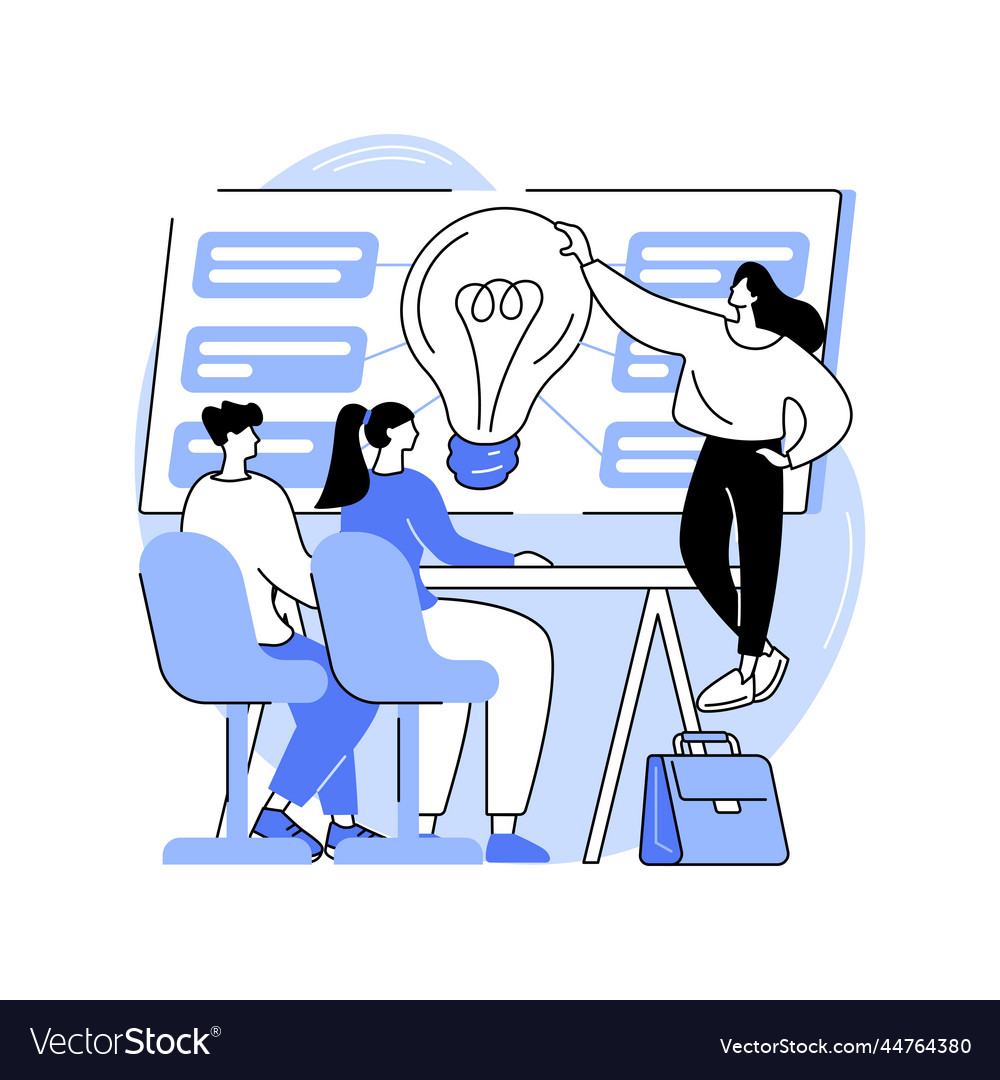 Presentation creation tool isolated cartoon Vector Image Presentation creation tool isolated cartoon Vector Image