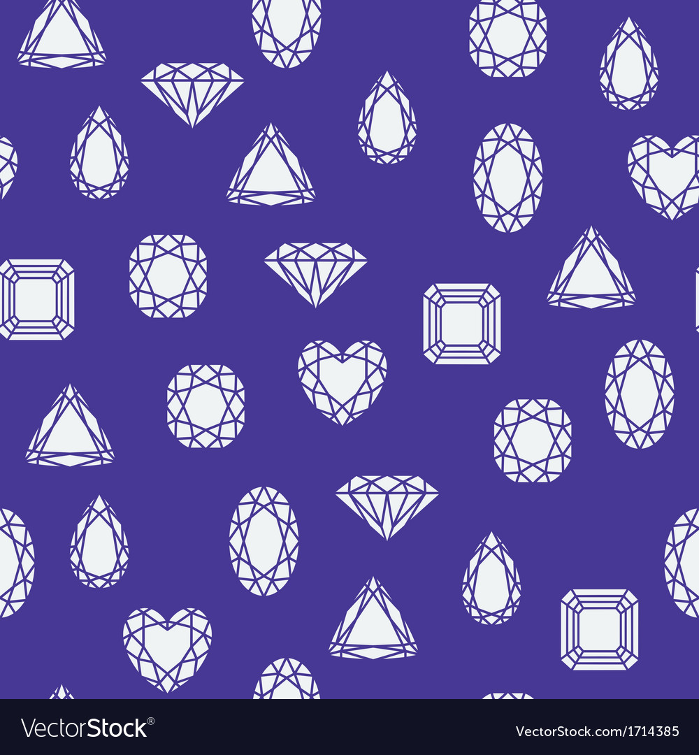 Diamonds pattern Royalty Free Vector Image - VectorStock
