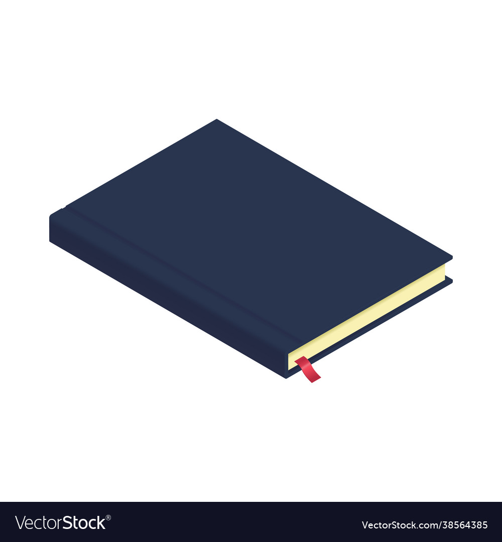 Isometric notebook Royalty Free Vector Image - VectorStock
