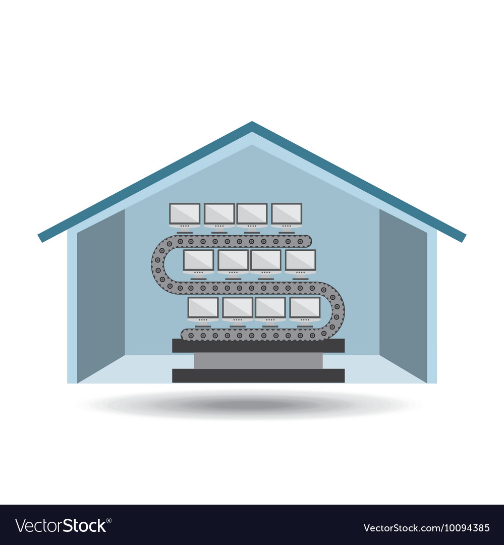 Robot technology machine Royalty Free Vector Image