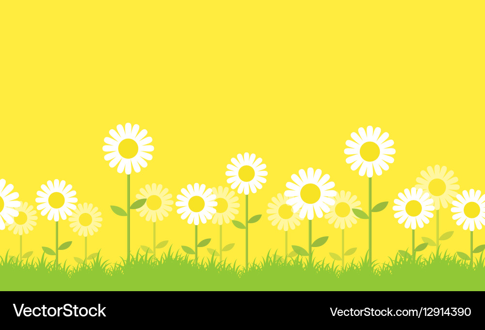 Background of flower spring collection Royalty Free Vector