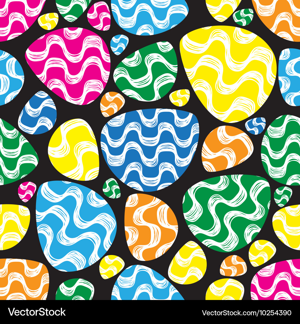 Ipanema beach pattern set Royalty Free Vector Image