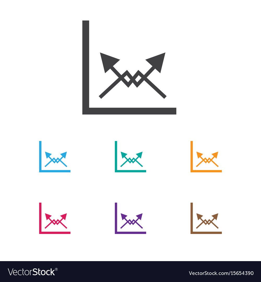 Logical symbol on diagram Royalty Free Vector Image