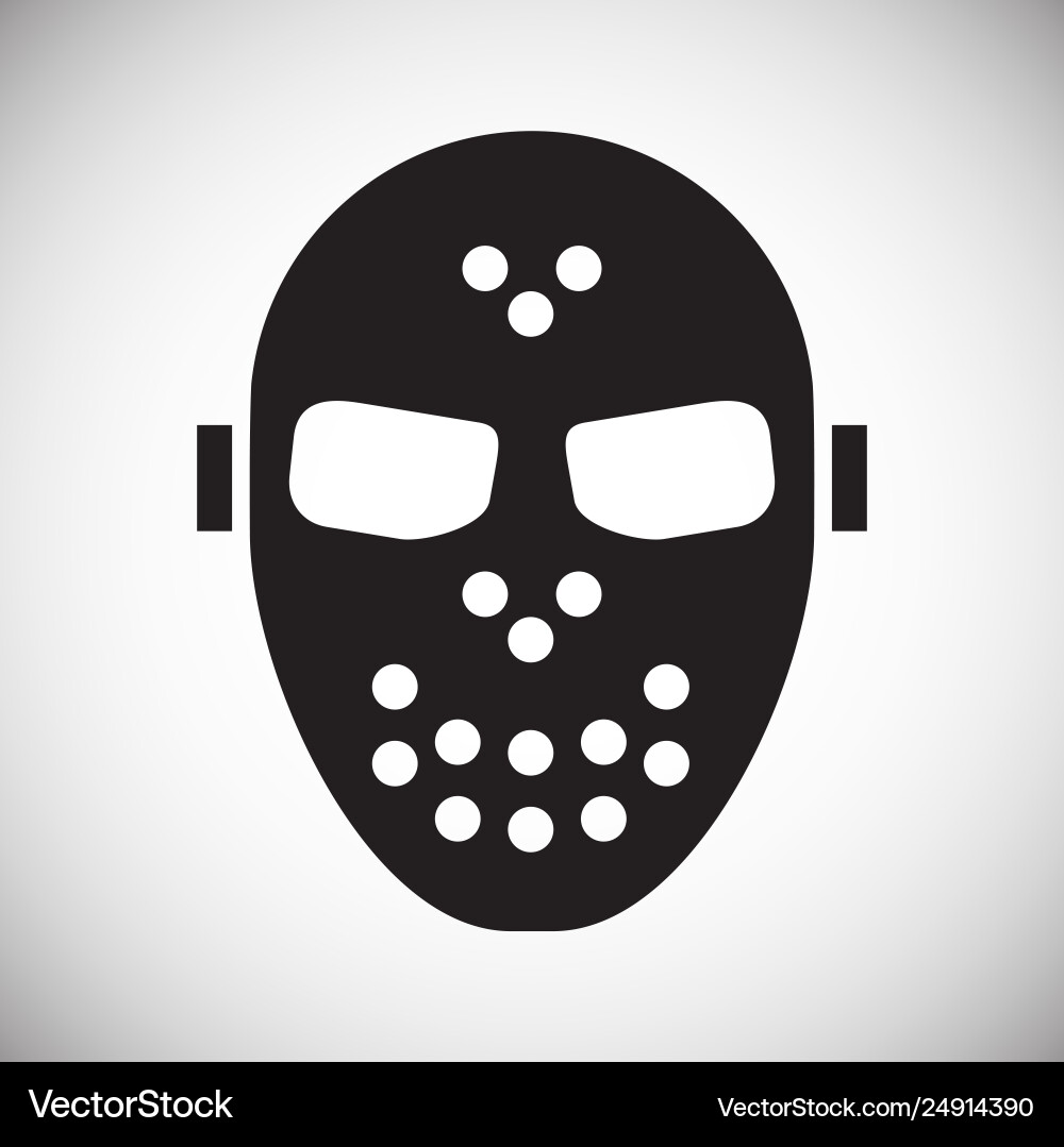 Masks icon on background for graphic and web Vector Image