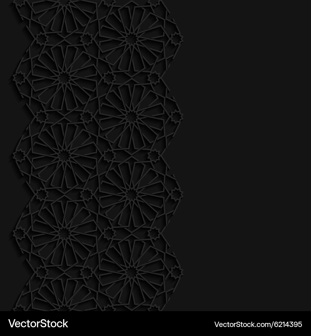 Abstract background with traditional ornament Vector Image