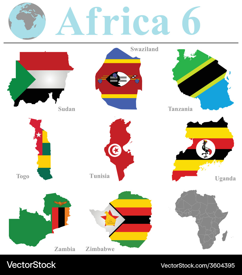 Africa collection 6 Royalty Free Vector Image - VectorStock
