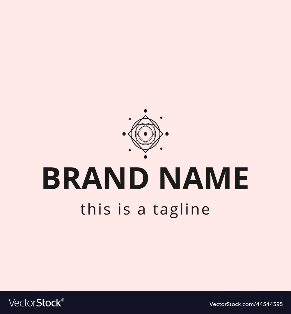 Logo Dotwork Lizenzfreies Vektorbild - VectorStock