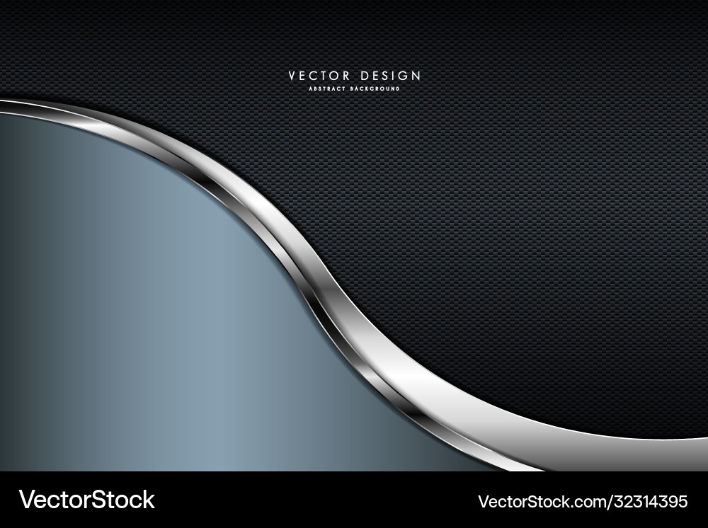 Metallic blue with carbon fiber Royalty Free Vector Image