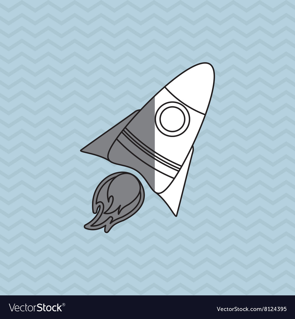 Rocket icon design Royalty Free Vector Image - VectorStock