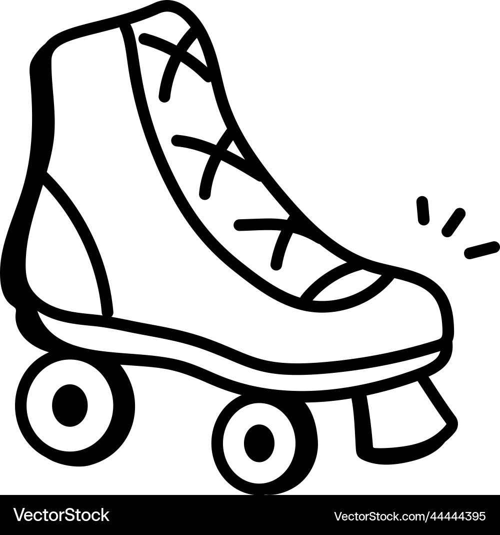 Skating shoe Royalty Free Vector Image - VectorStock
