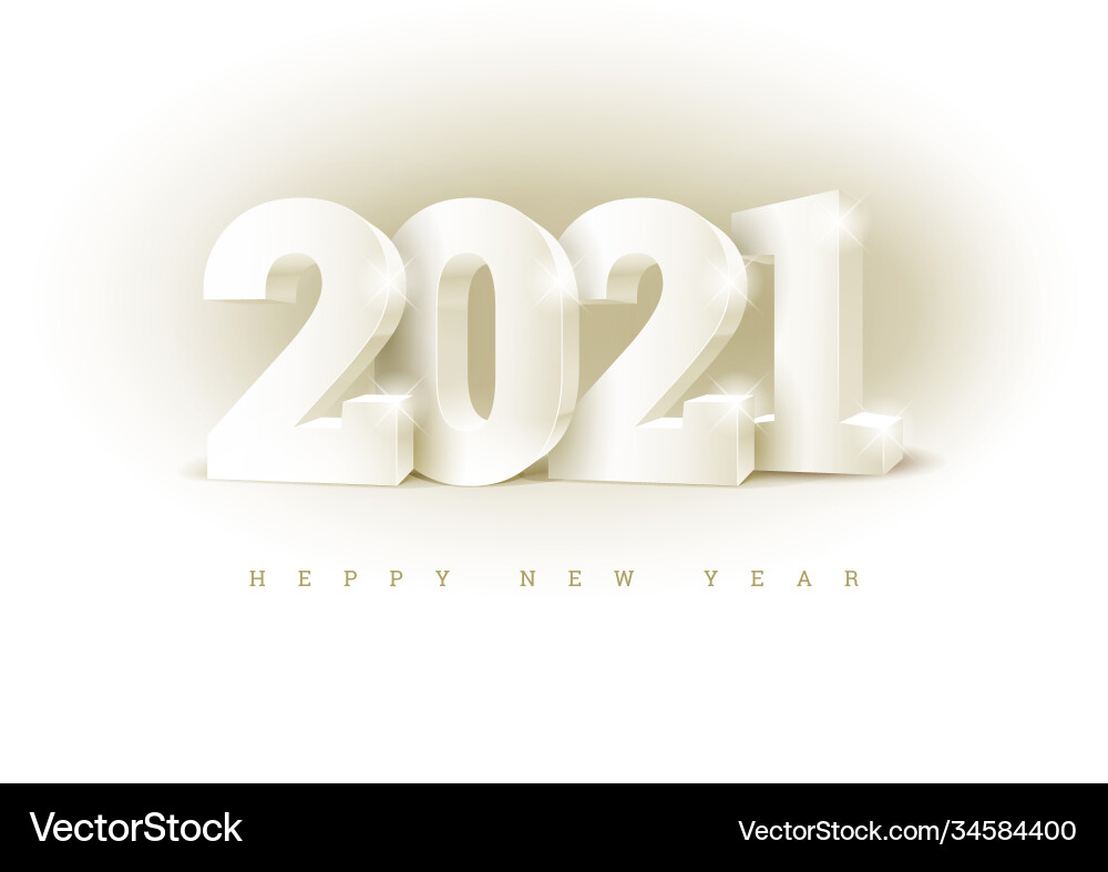 Happy new year 2021 Royalty Free Vector Image - VectorStock