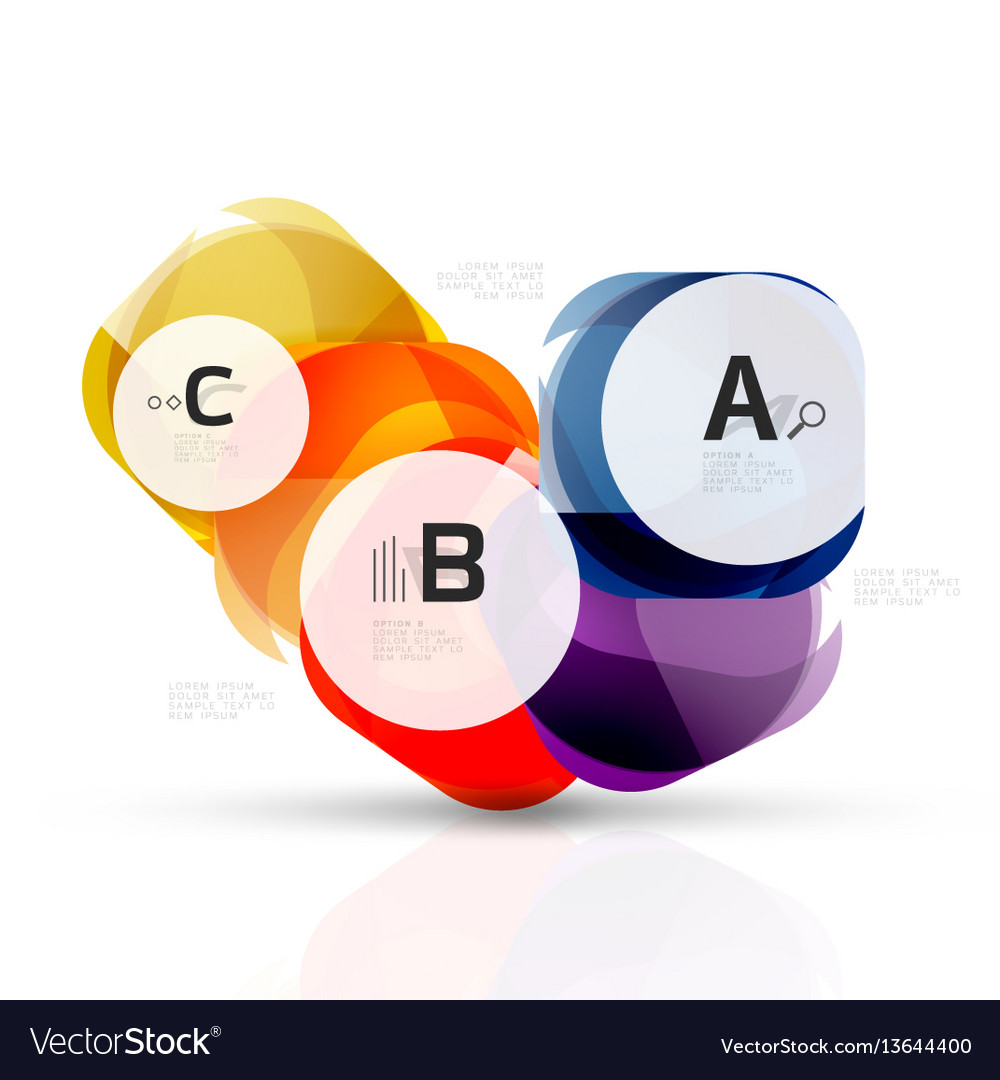Shiny abstract elements Royalty Free Vector Image
