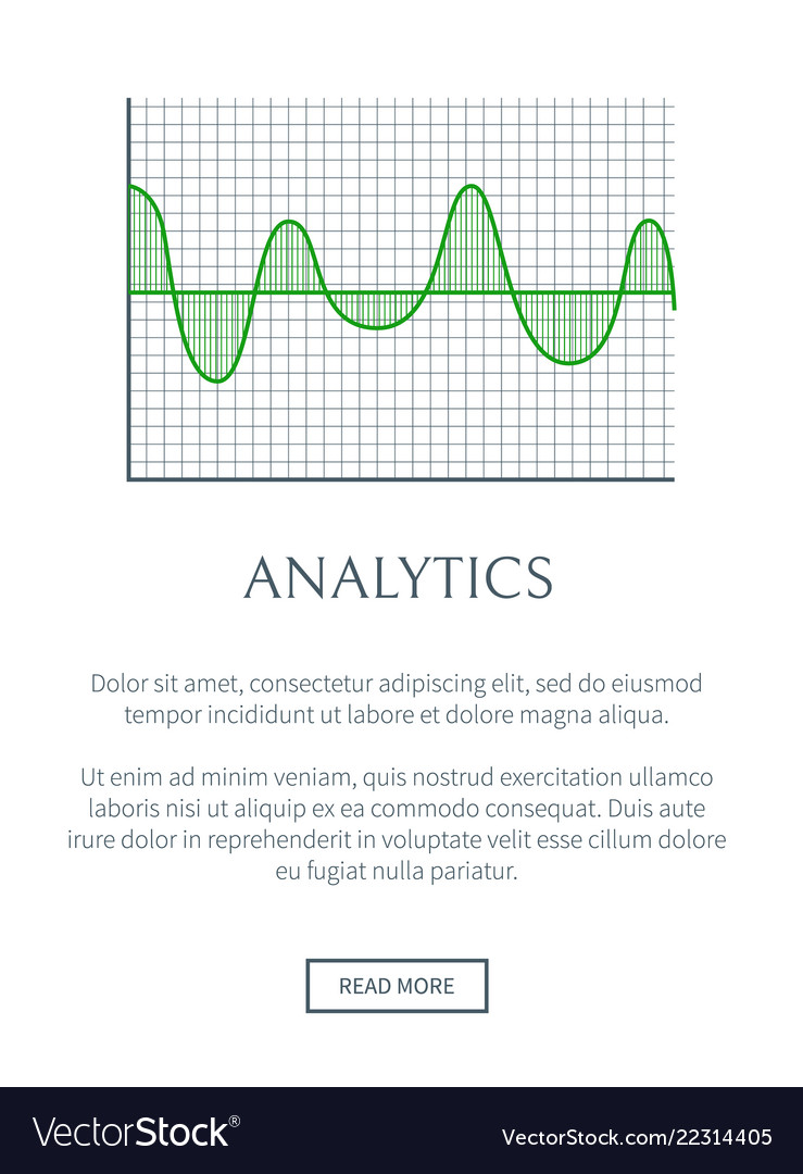 Analytics digraph image color Royalty Free Vector Image