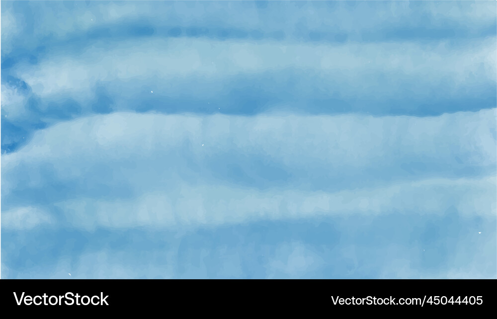 Blue watercolor background for your design Vector Image