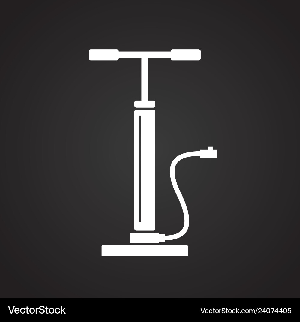 Car pump icon on background for graphic and web Vector Image