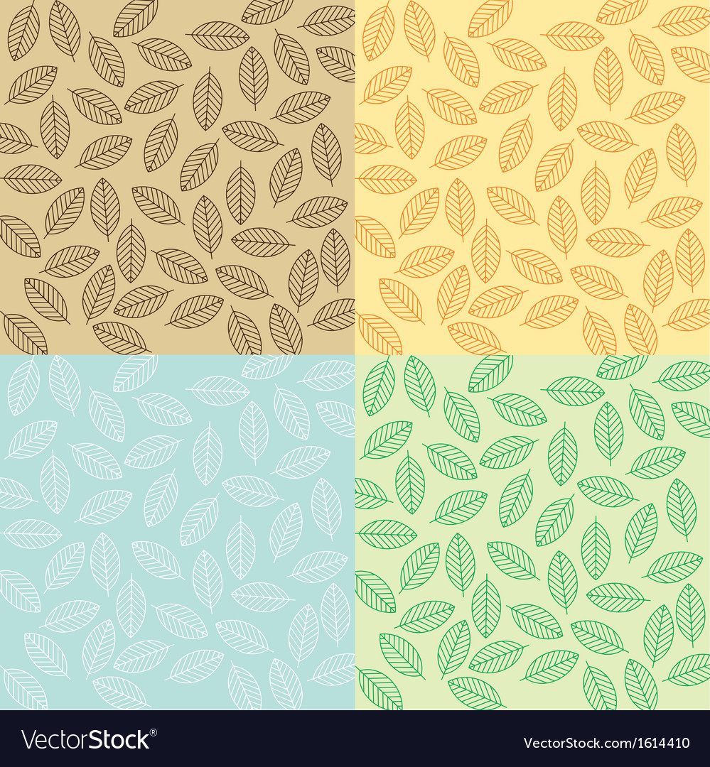 Leaf background Royalty Free Vector Image - VectorStock