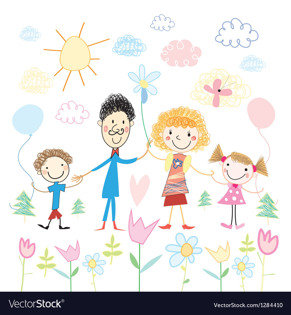 Stok vektor family Royalty Free Vector Image - VectorStock Stok vektor family Royalty Free Vector Image - VectorStock