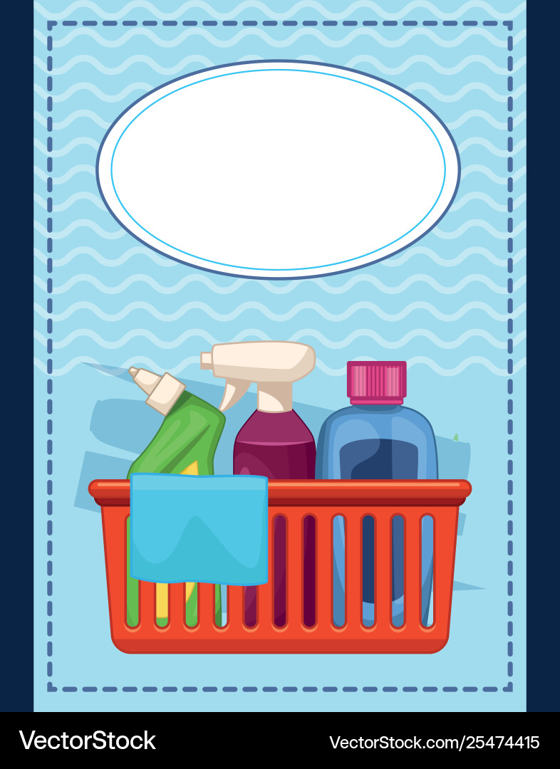 Housekeeping cleaning cartoon Royalty Free Vector Image