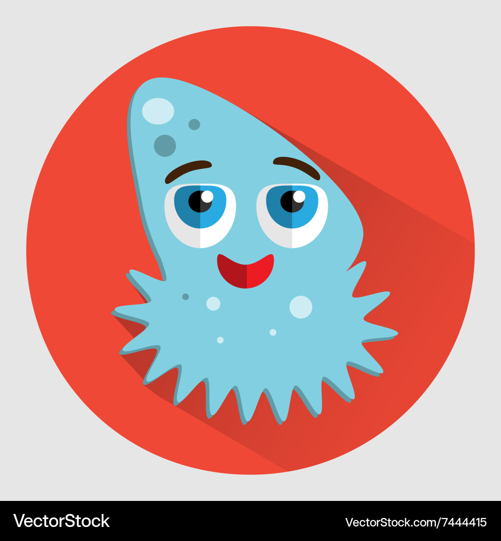 Ocean jellyfish cartoon icon Royalty Free Vector Image