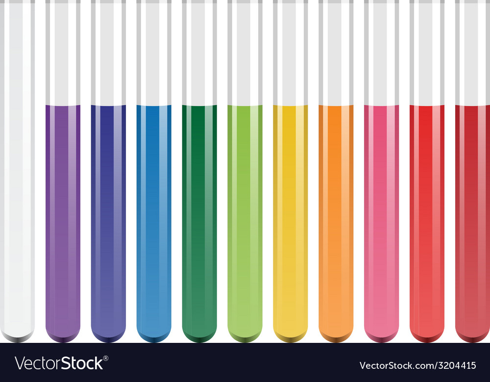 Test tubes Royalty Free Vector Image - VectorStock