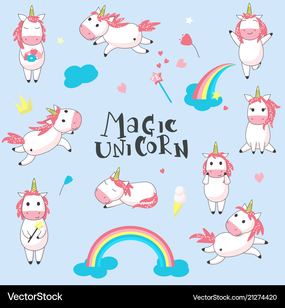 Magical Unicorn Clipart