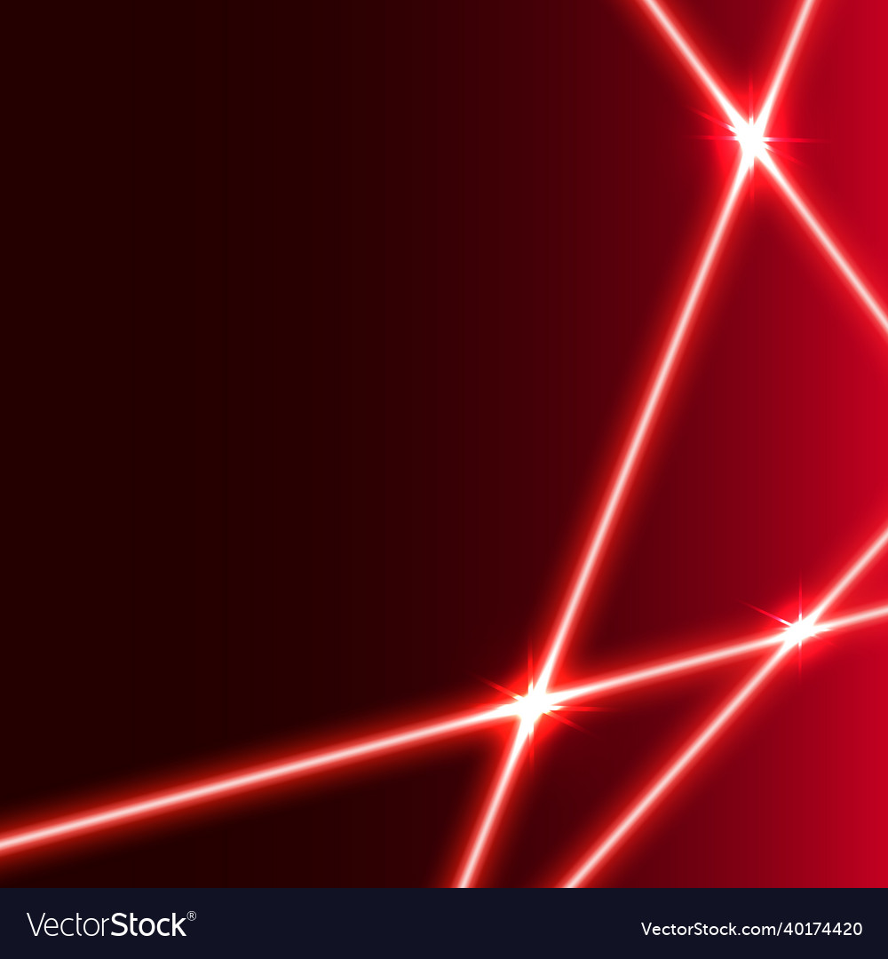 Red laser beams Royalty Free Vector Image - VectorStock Red laser beams Royalty Free Vector Image - VectorStock