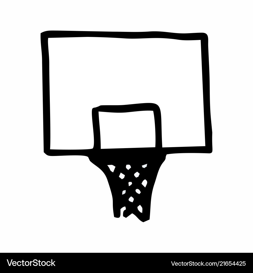 Basketball table Royalty Free Vector Image - VectorStock