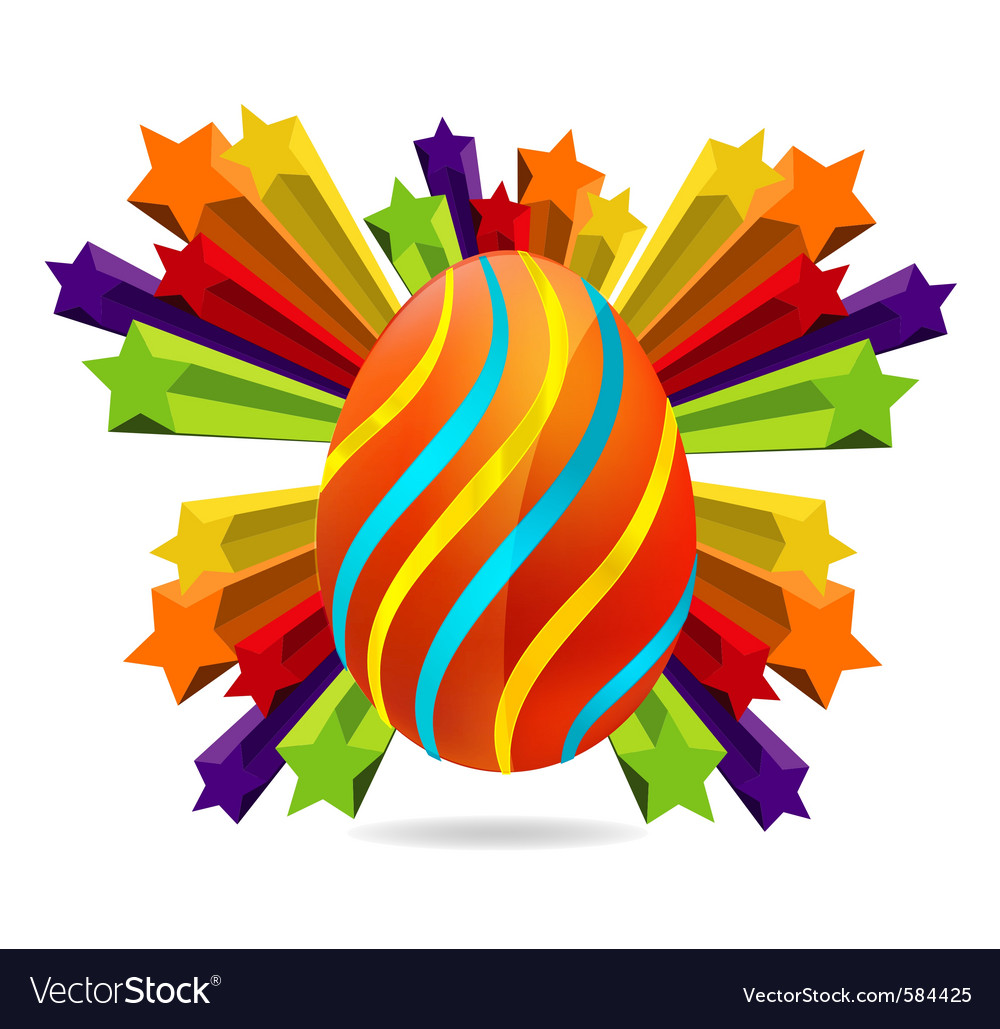 Easter egg Royalty Free Vector Image - VectorStock