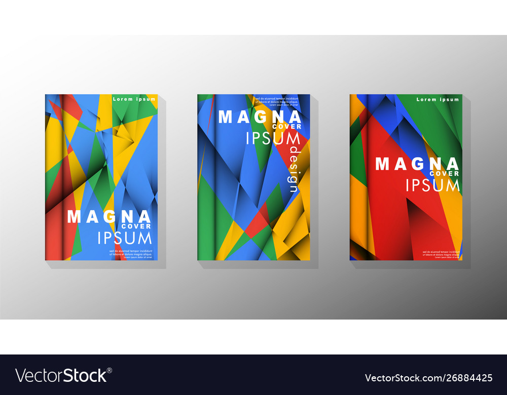 Gradient minimal geometric pattern design Vector Image