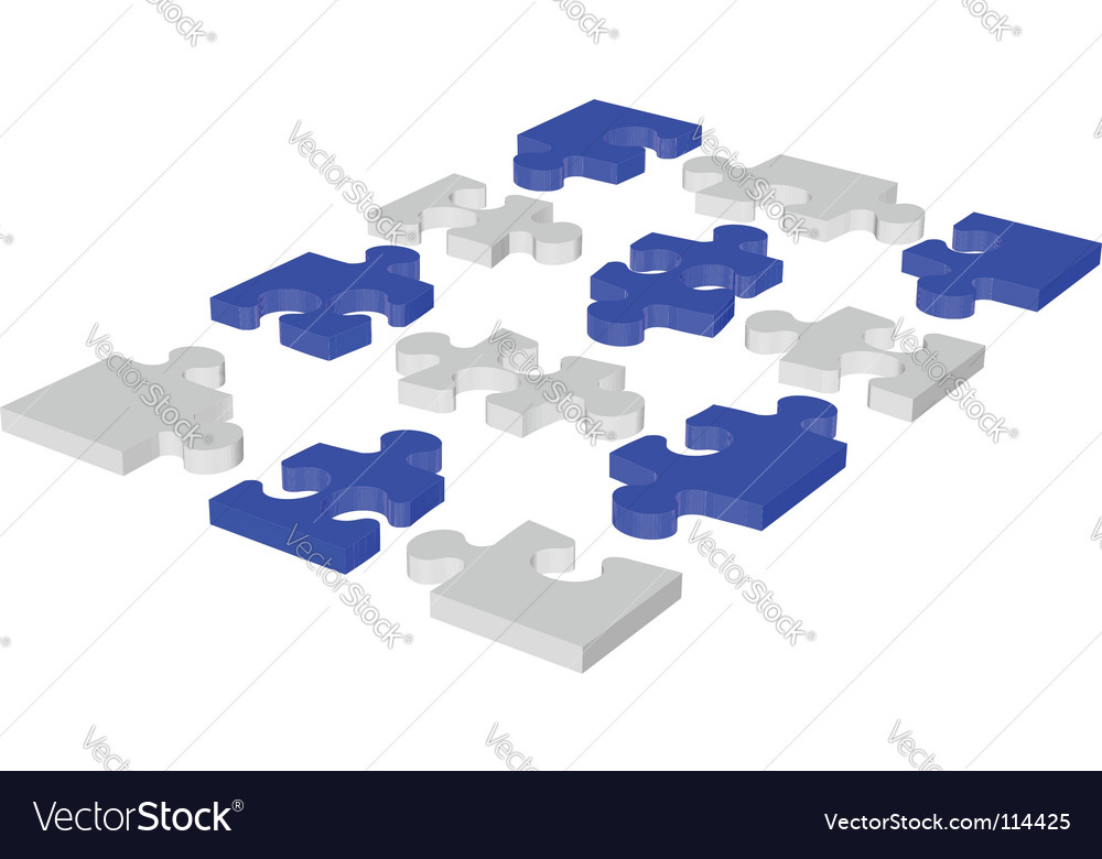 Puzzle Royalty Free Vector Image - VectorStock