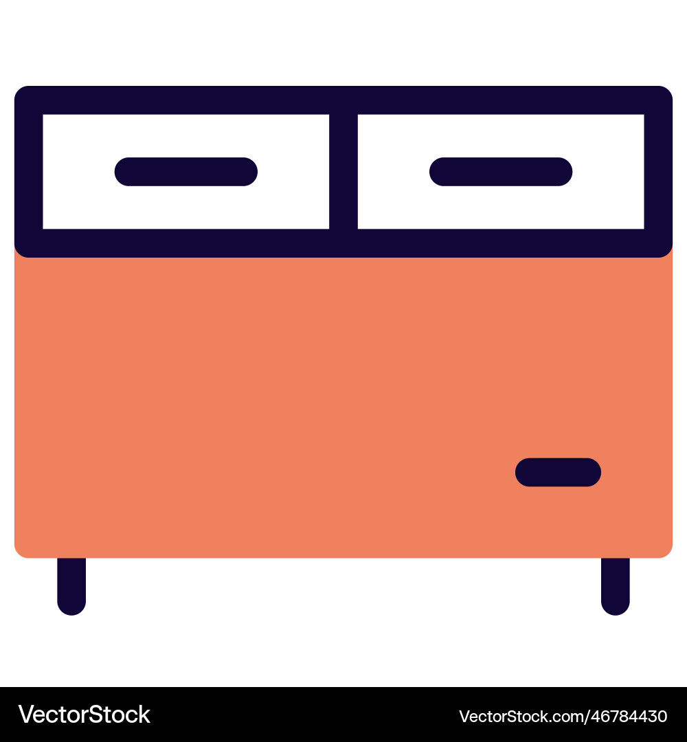 Food preservation device a freezer Royalty Free Vector Image