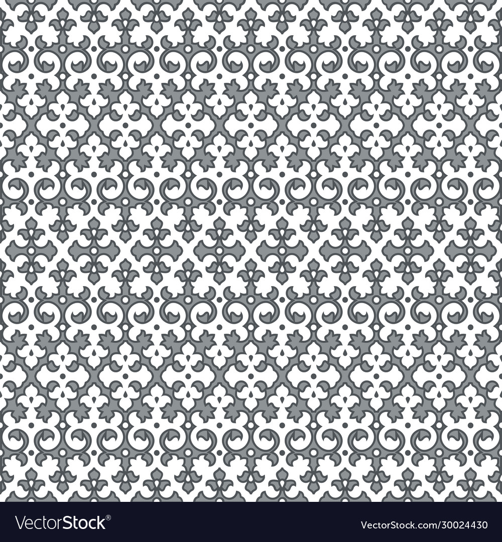 Seamless pattern back curl decor Royalty Free Vector Image