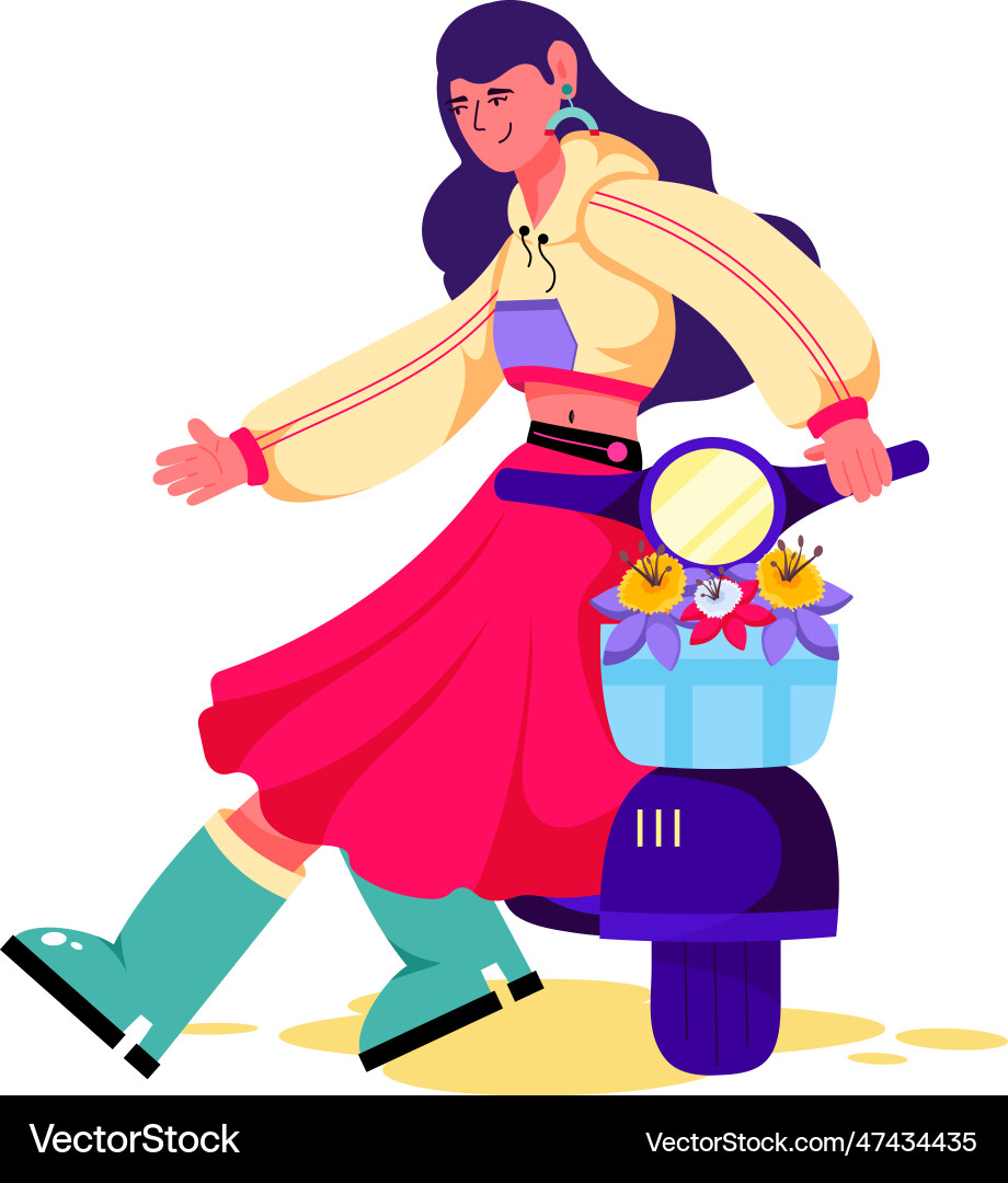 Bike rider Royalty Free Vector Image - VectorStock