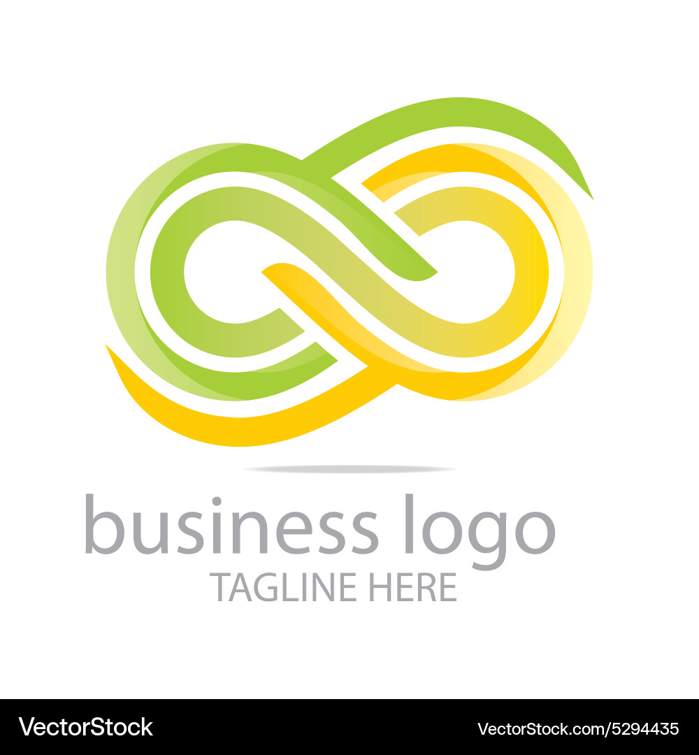 Business infinity company corporate Royalty Free Vector