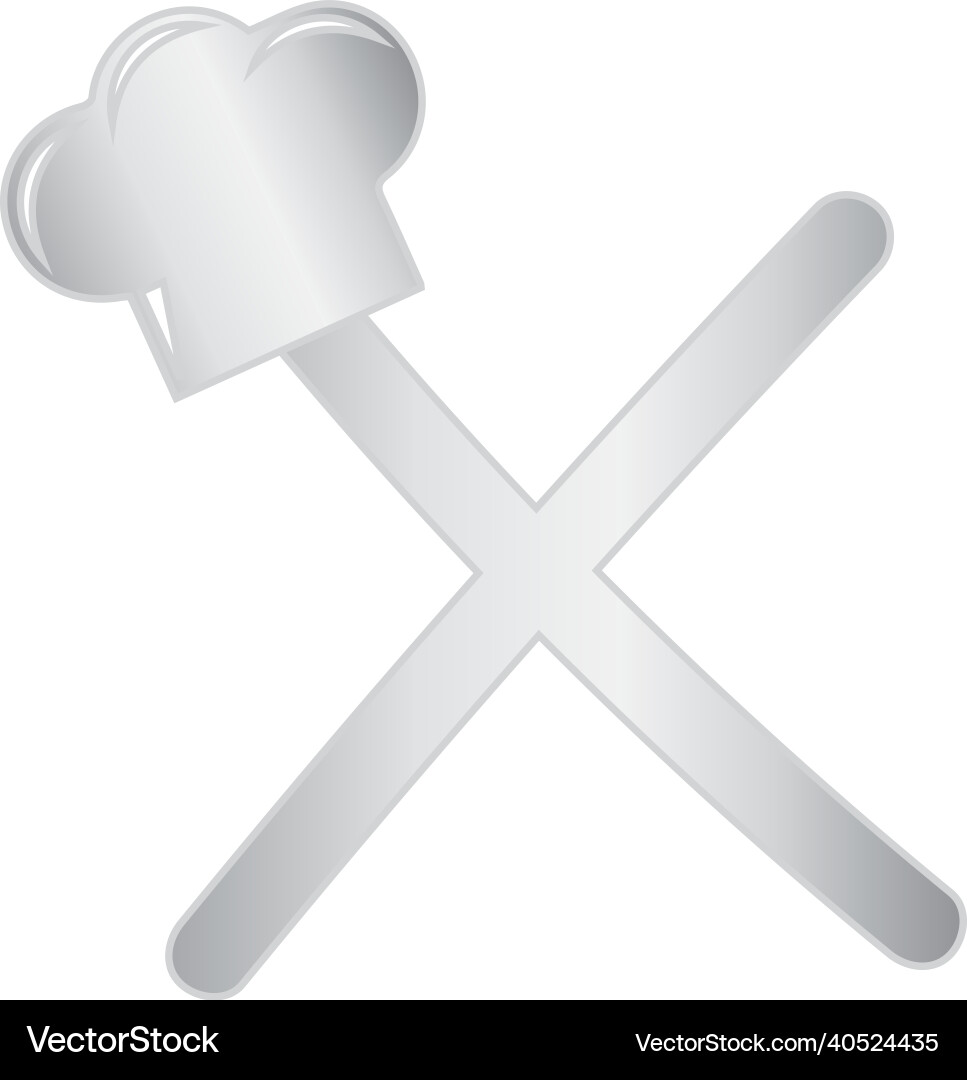 Cook themed alphabet design concept x Royalty Free Vector