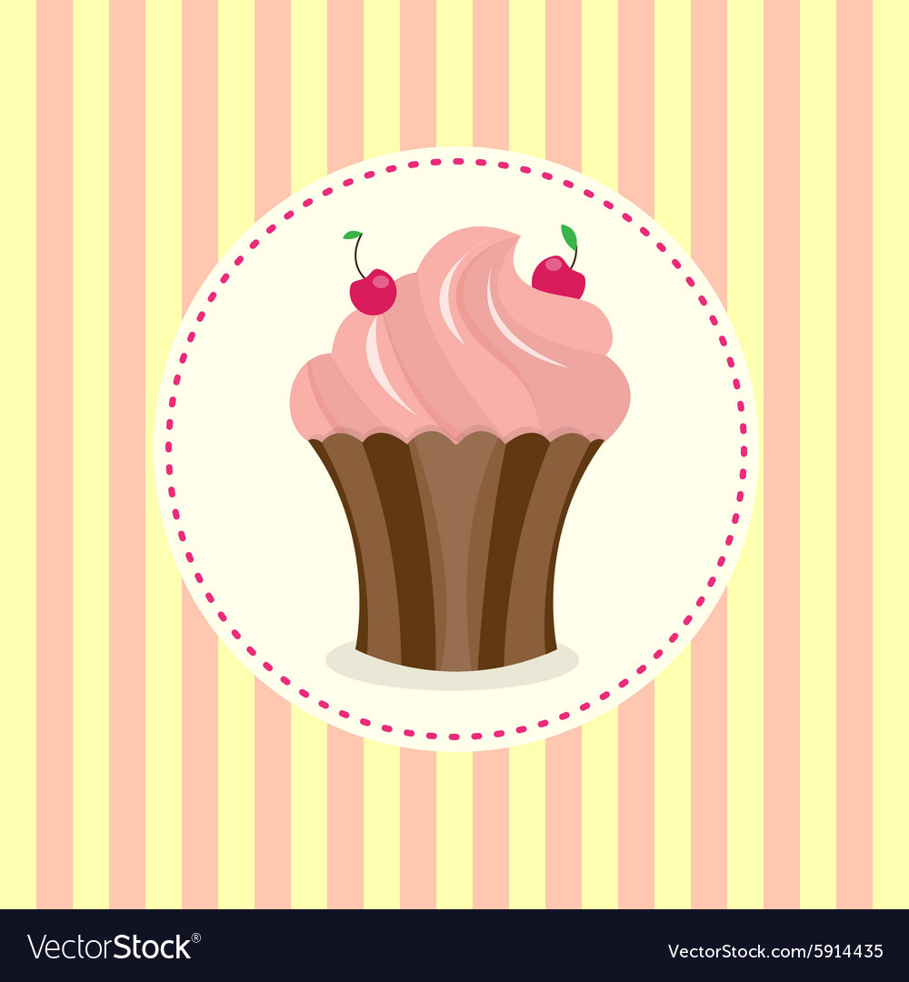 Cupcake Royalty Free Vector Image - VectorStock