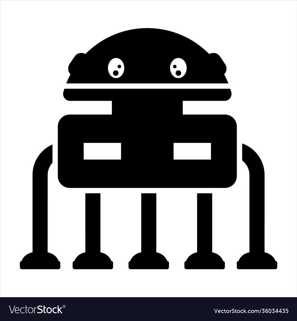Hexapod robot Royalty Free Vector Image - VectorStock