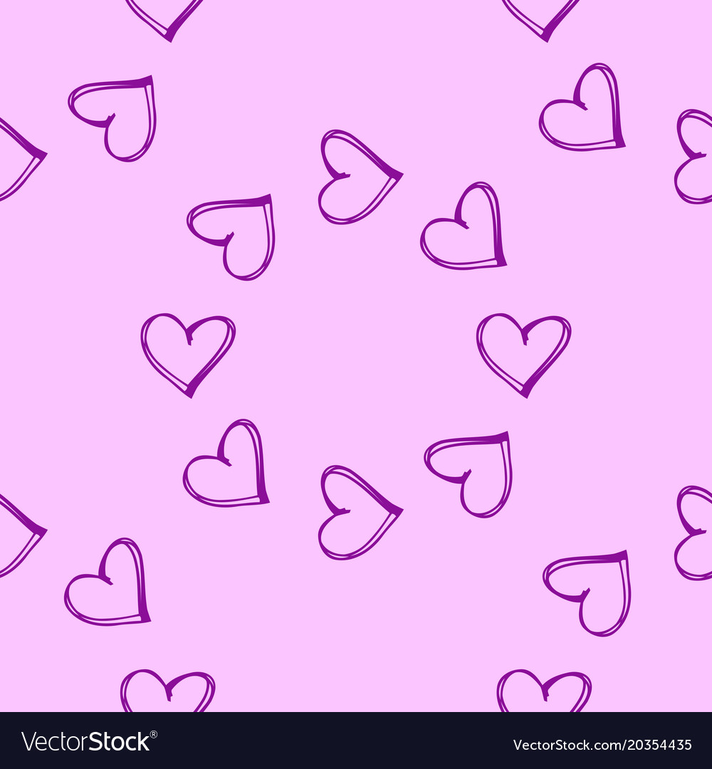 Pink wallpaper seamless pattern background Vector Image