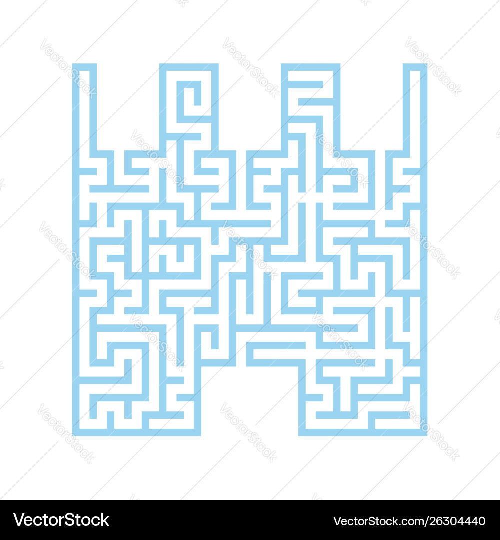Abstract labyrinth game for kids puzzle Royalty Free Vector