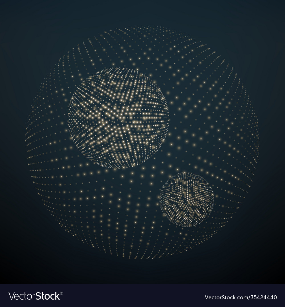 Abstract light particles Royalty Free Vector Image