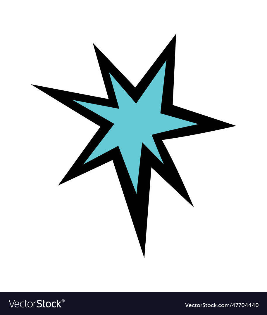 Flash light comic style Royalty Free Vector Image