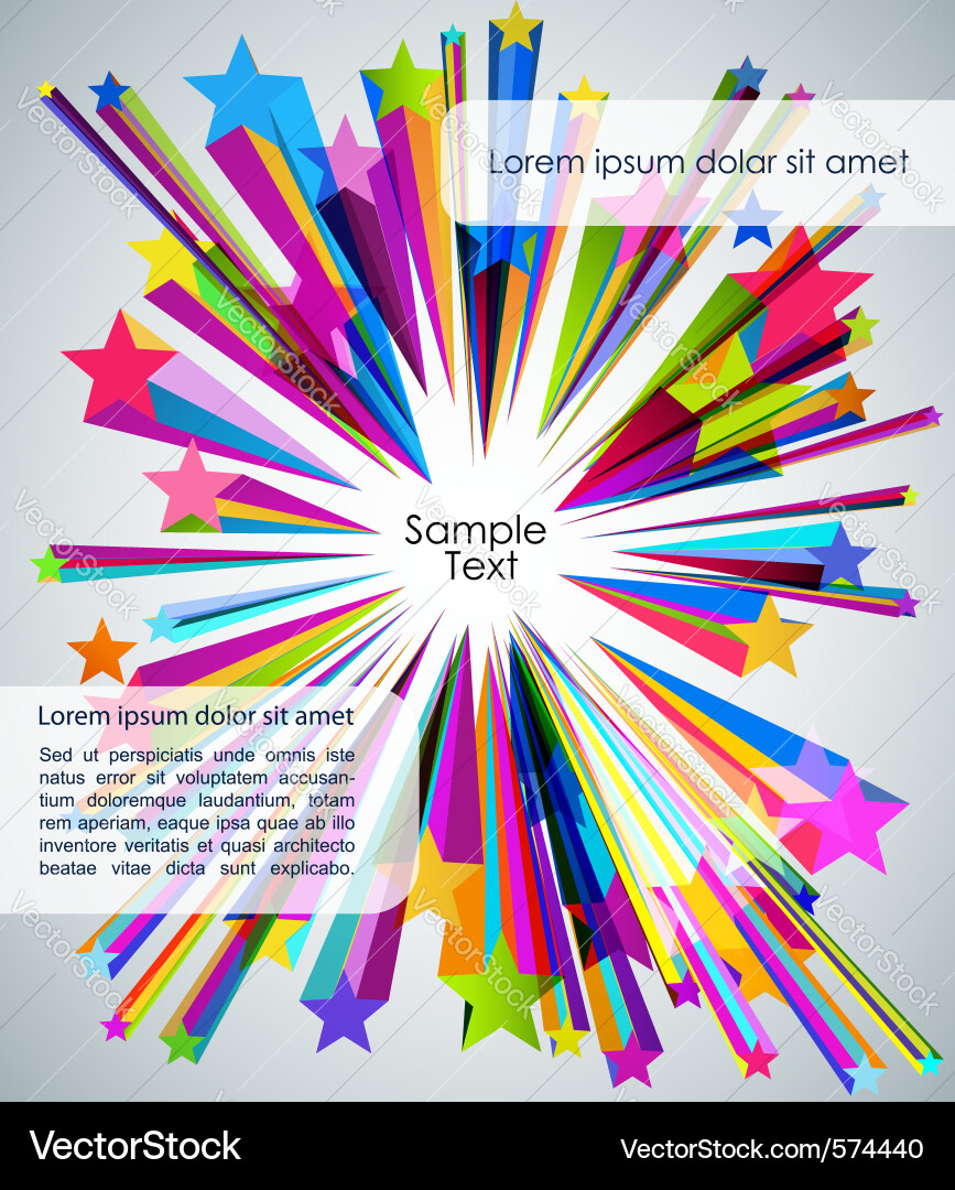 Strars background Royalty Free Vector Image - VectorStock