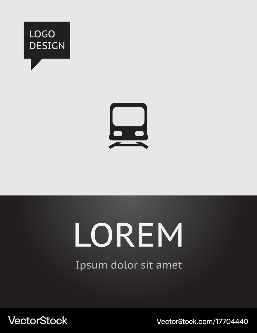 Transport symbol on metro Royalty Free Vector Image