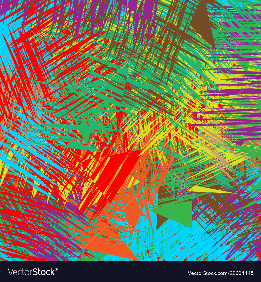 Random multicolore element abstract geometric Vector Image