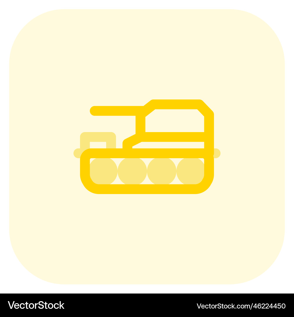 Advance heavy-duty main battle tank Royalty Free Vector