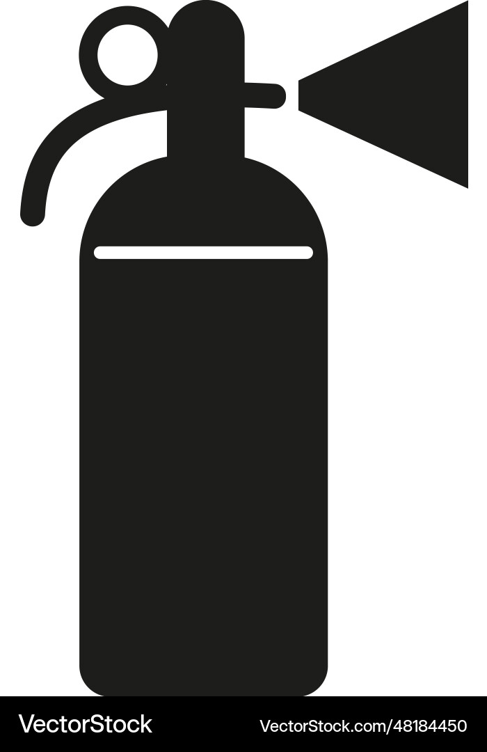 Fire extinguisher icon Royalty Free Vector Image