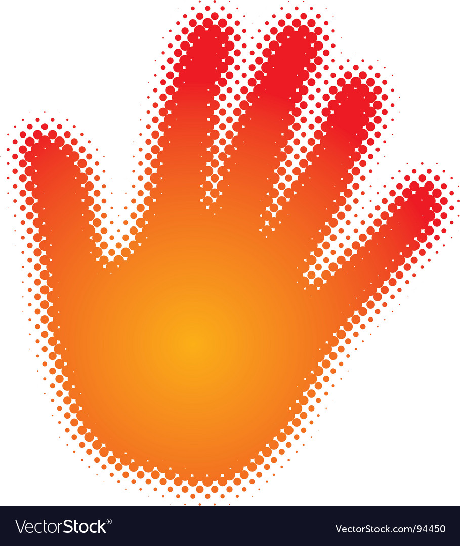 Hand Royalty Free Vector Image - VectorStock